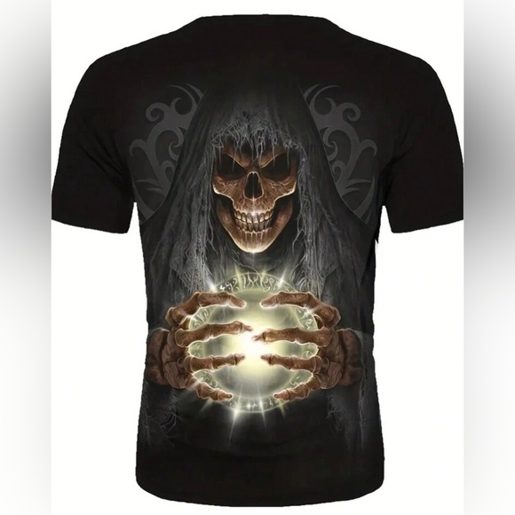 Shirts | Mens Skeleton Graphic Tee | Poshmark